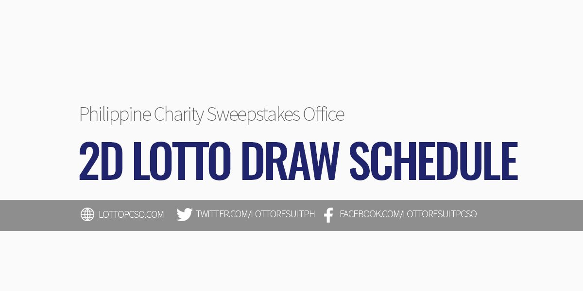 2D EZ2 Lotto Draw Schedule 2024 - Philippine Charity Sweepstakes Office
